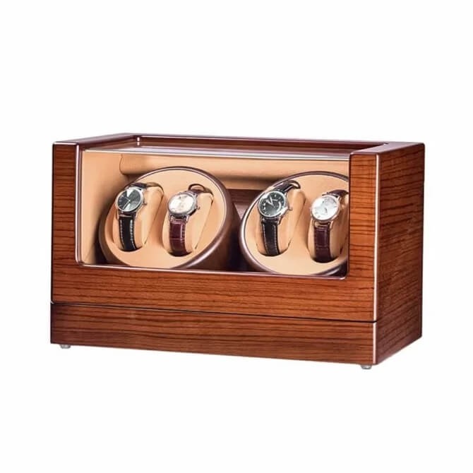 Auto Watch Winder for 4 Automatic Watches | JQUEEN